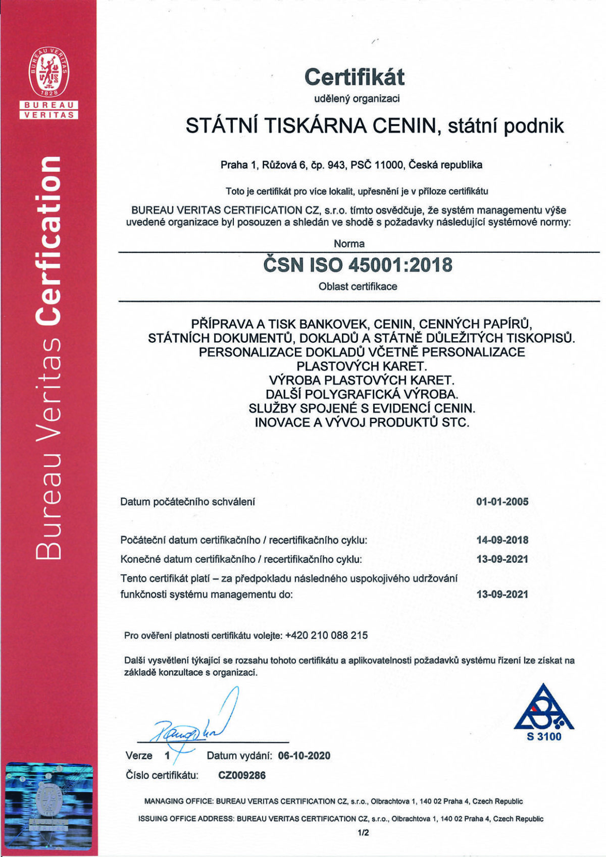 Normy ISO - Státní tiskárna cenin