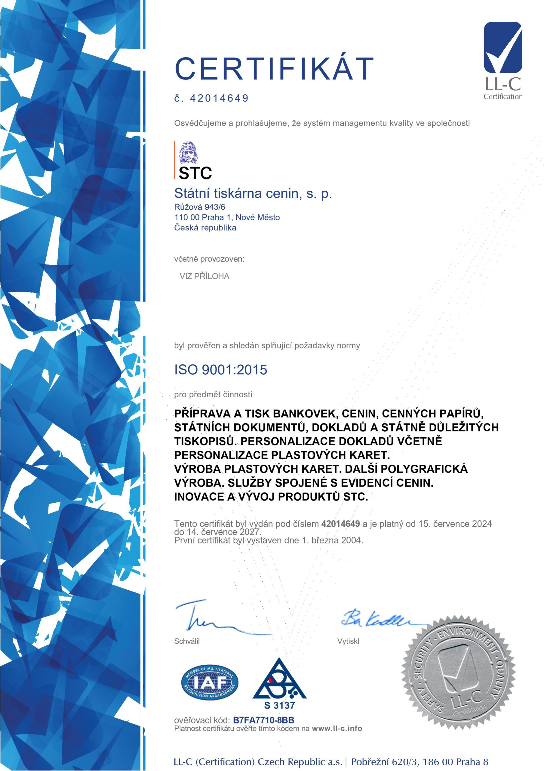 - Státní tiskárna cenin